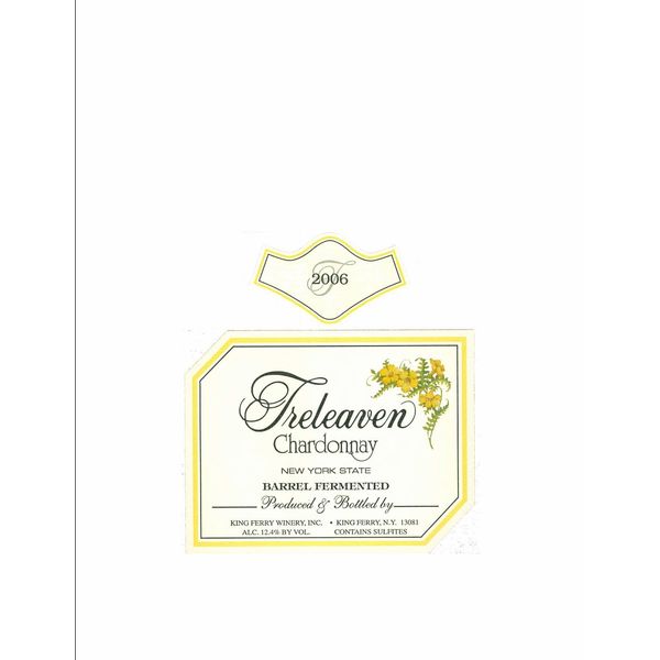 Treleaven by King Ferry Winery Treleaven Chardonnay 2006 :: New York White