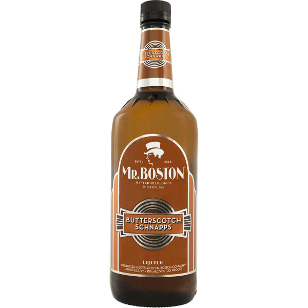 Mr Boston Butterscotch Schnapps 1.0L :: Cordials & Liqueurs
