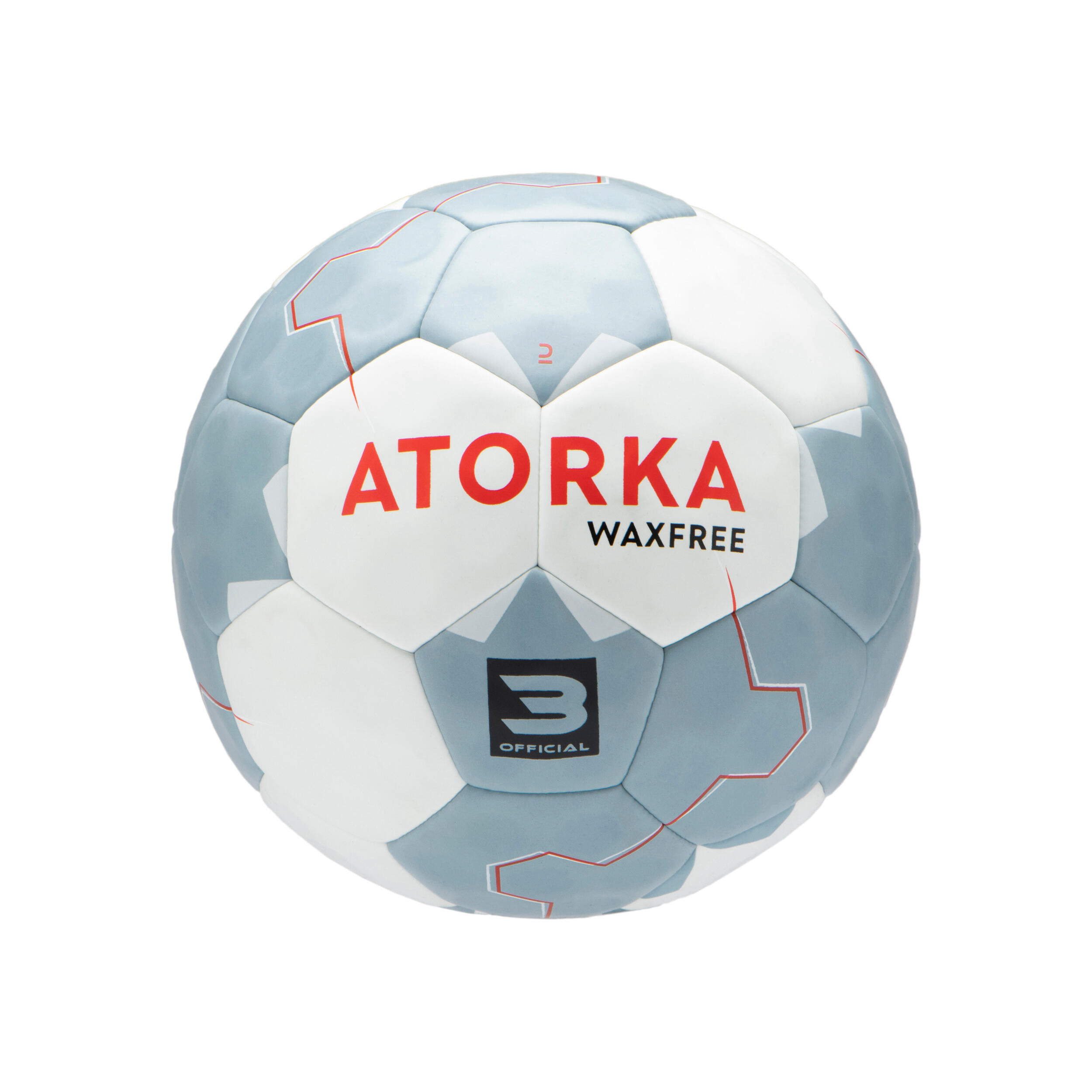 Atorka Handball H500 Wax Free Größe 3 Herren rot/grau - 22Lines