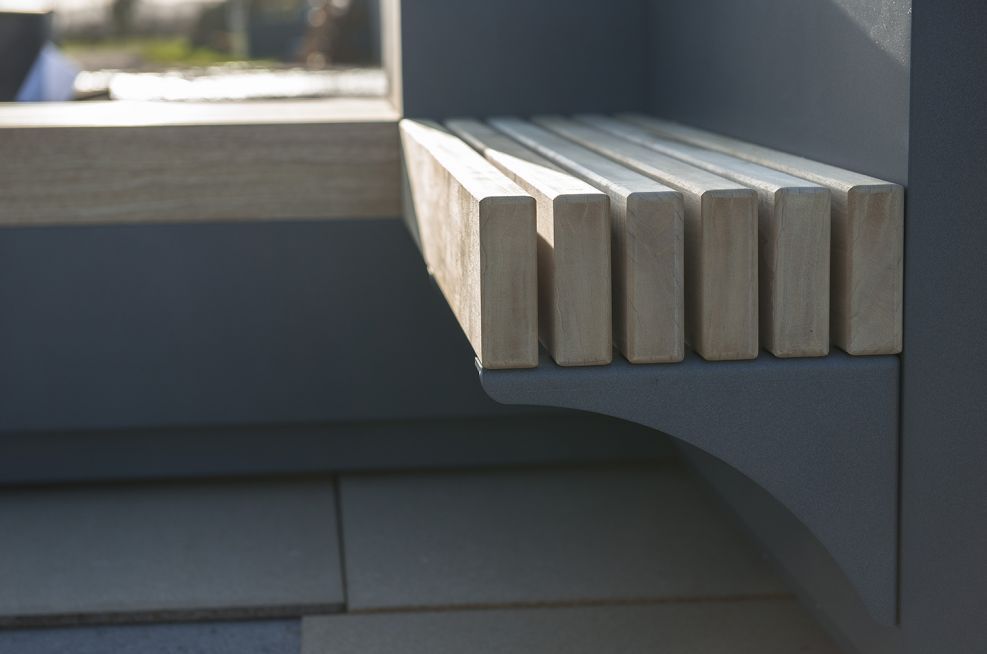 How to integrate planters and bench seating | IOTA