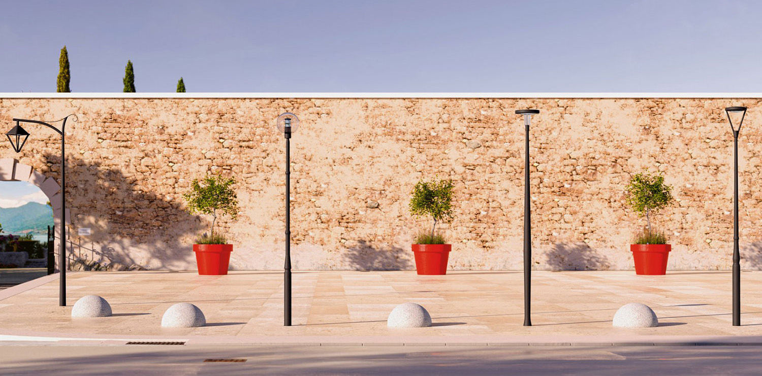 Individual designs for lighting poles | Selux UK