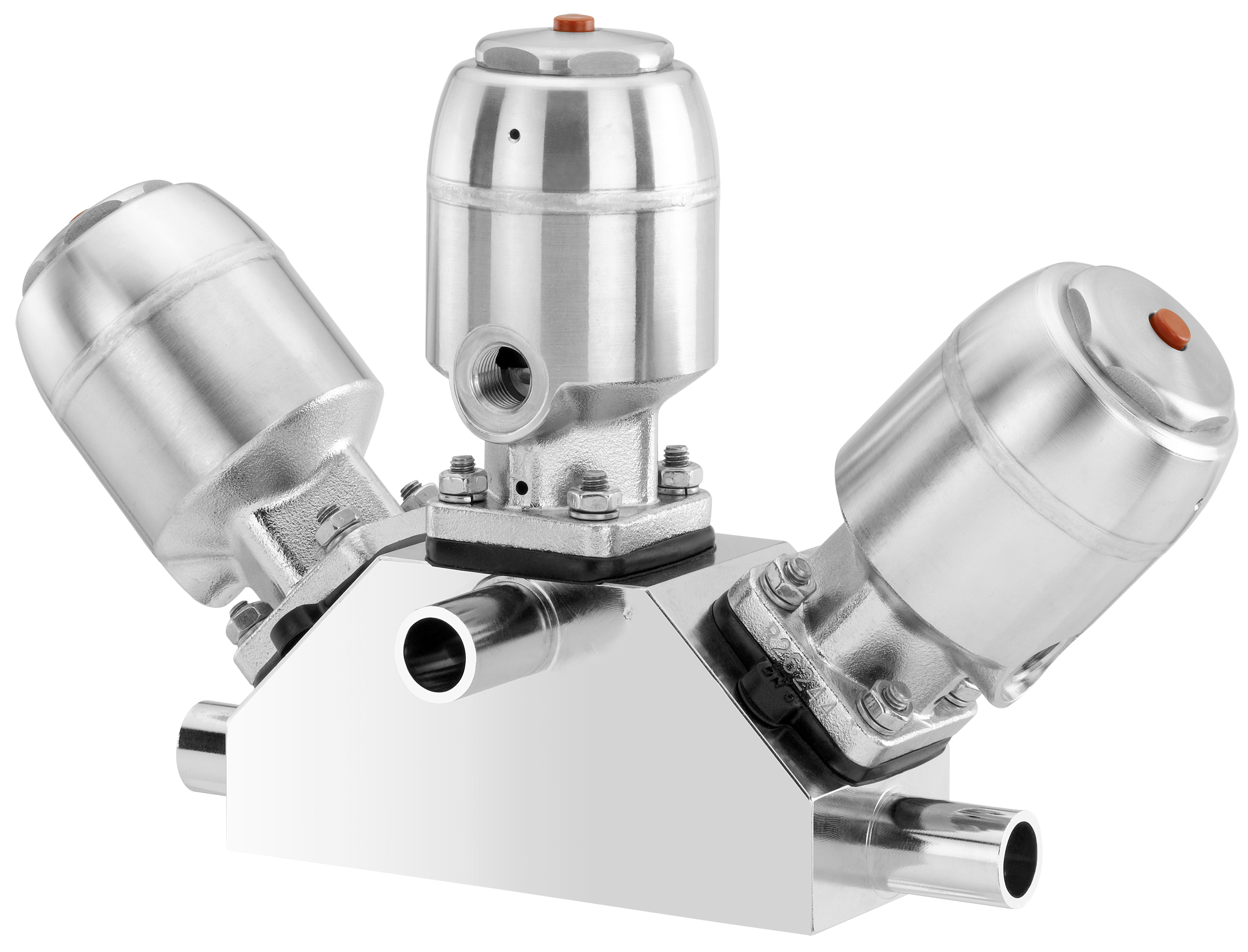 Block-and-bleed valve solutions for process engineering | GEMÜ Valves