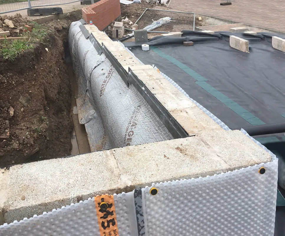 Combined structural waterproofing systems - Types A, B & C | Delta ...