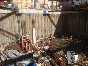 Waterproofing contiguous piles | Delta Membrane Systems