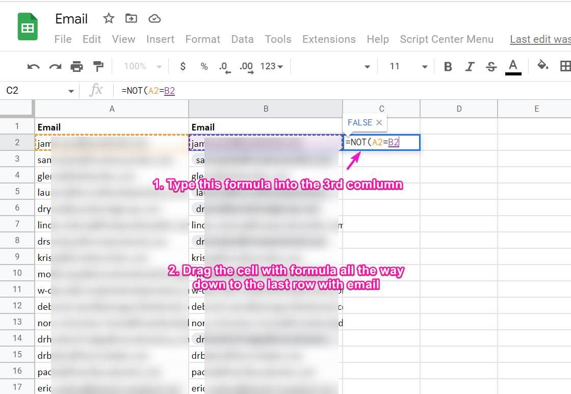 Using Google Sheet People Chip For Free Email Validation