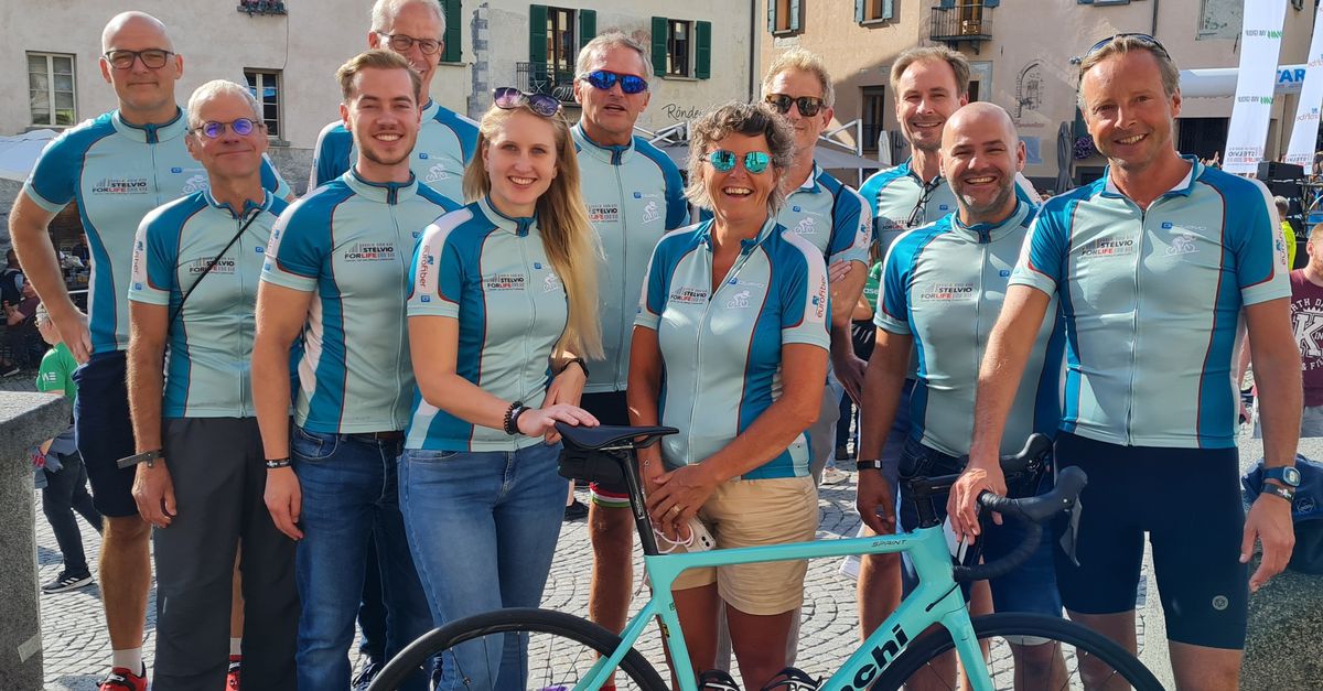 Fietsen en overwinnen voor stichting Stelvio for Life