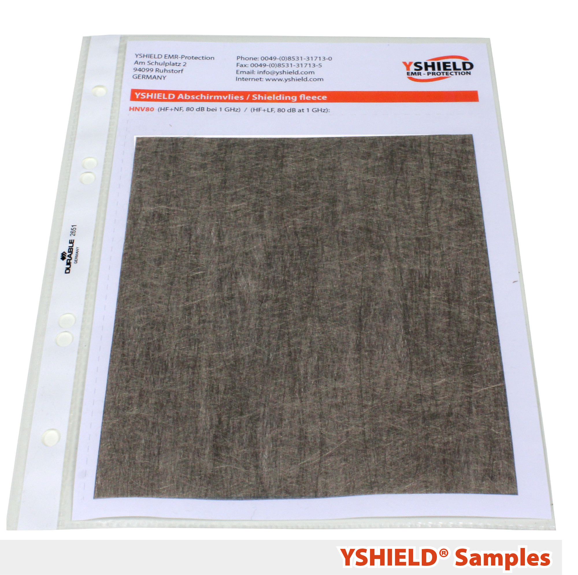 Sample sheets DIN A5 | YSHIELD®