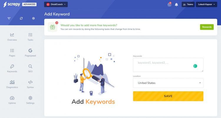 Screpy Review - AI based SEO and Web Monitoring Tool