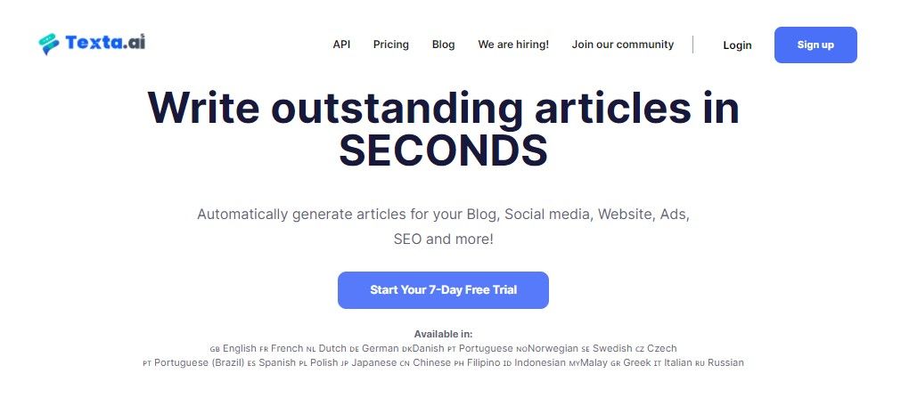 Texta.ai Review: Features, Pricing, Alternatives, Pros & Cons - DroidCrunch