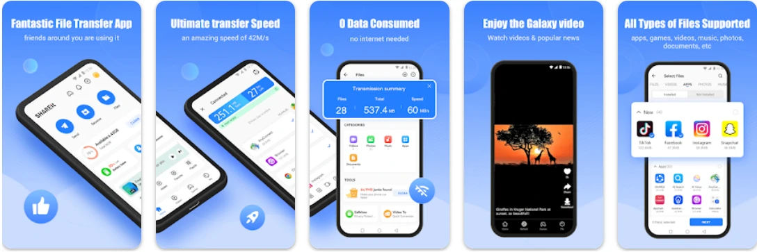 List of Best File-Sharing Apps for Android - (June 2023)