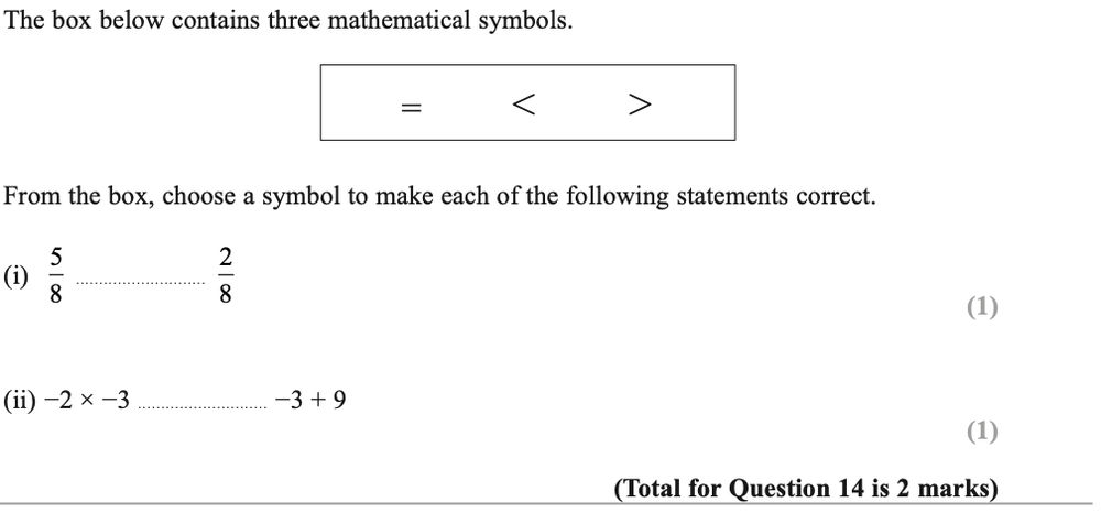 ExamQ: GCSE Maths - Foundation - Summer 2022 - Paper 2 - Question 14