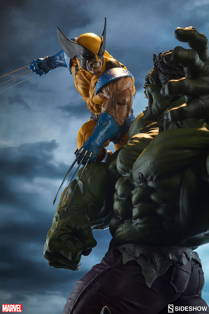 Hulk and Wolverine Maquette by Sideshow Collectibles - POW! The Hero In You