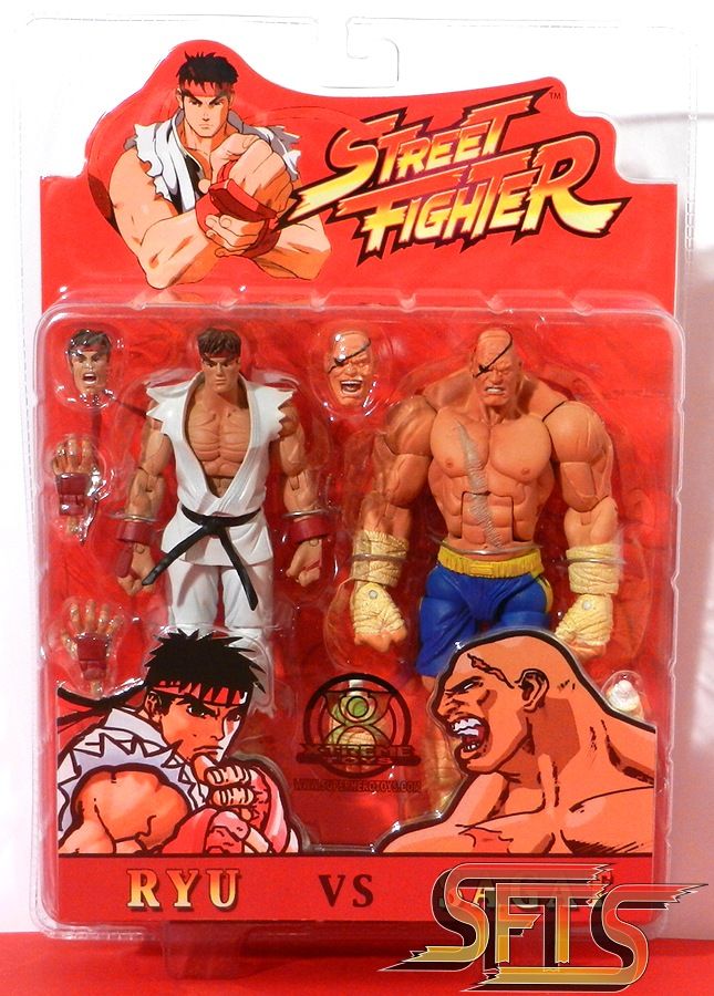 Ryu vs Sagat Exclusive Action Figure - POW! The Hero In You