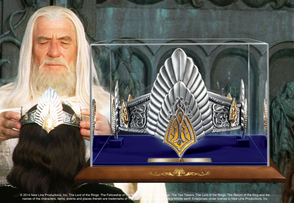 The Lord Of The Rings: The King Elessar Crown by Noble Collection - POW ...