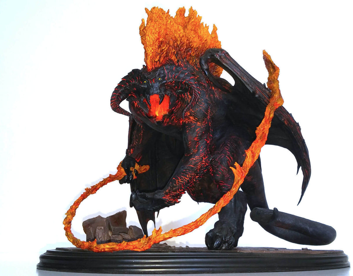 The Balrog™ Statue (2002) Diorama LOTR by Sideshow WETA Collectibles ...