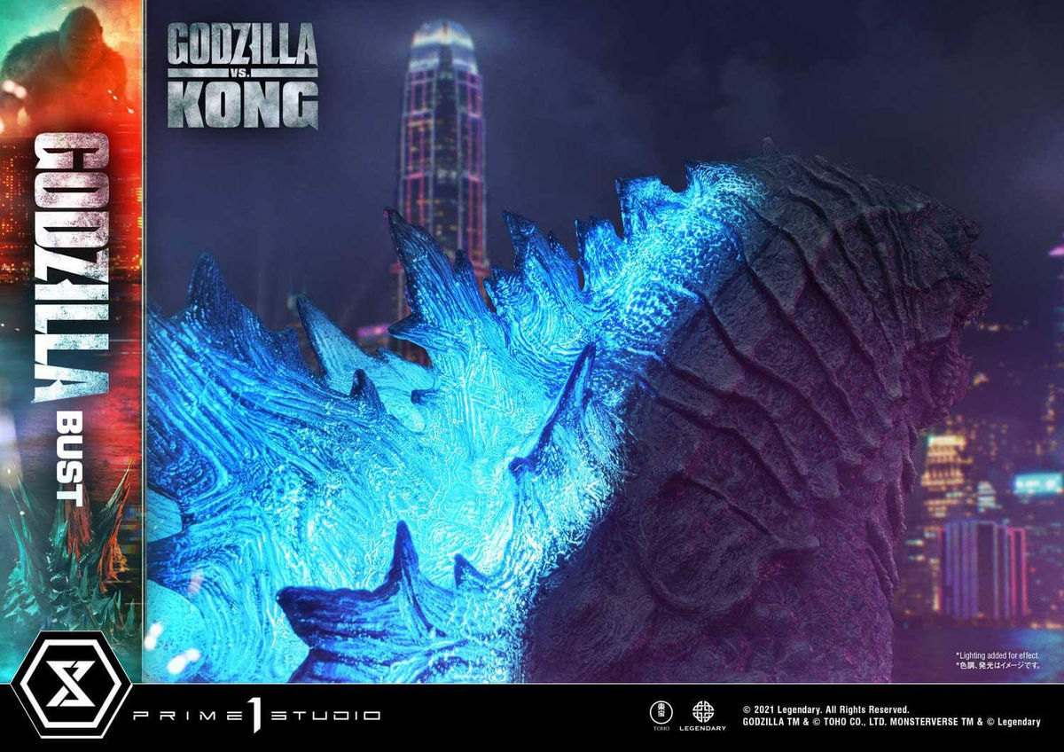 Life Size Godzilla vs Kong Godzilla Bust Bonus Version - POW! The Hero ...