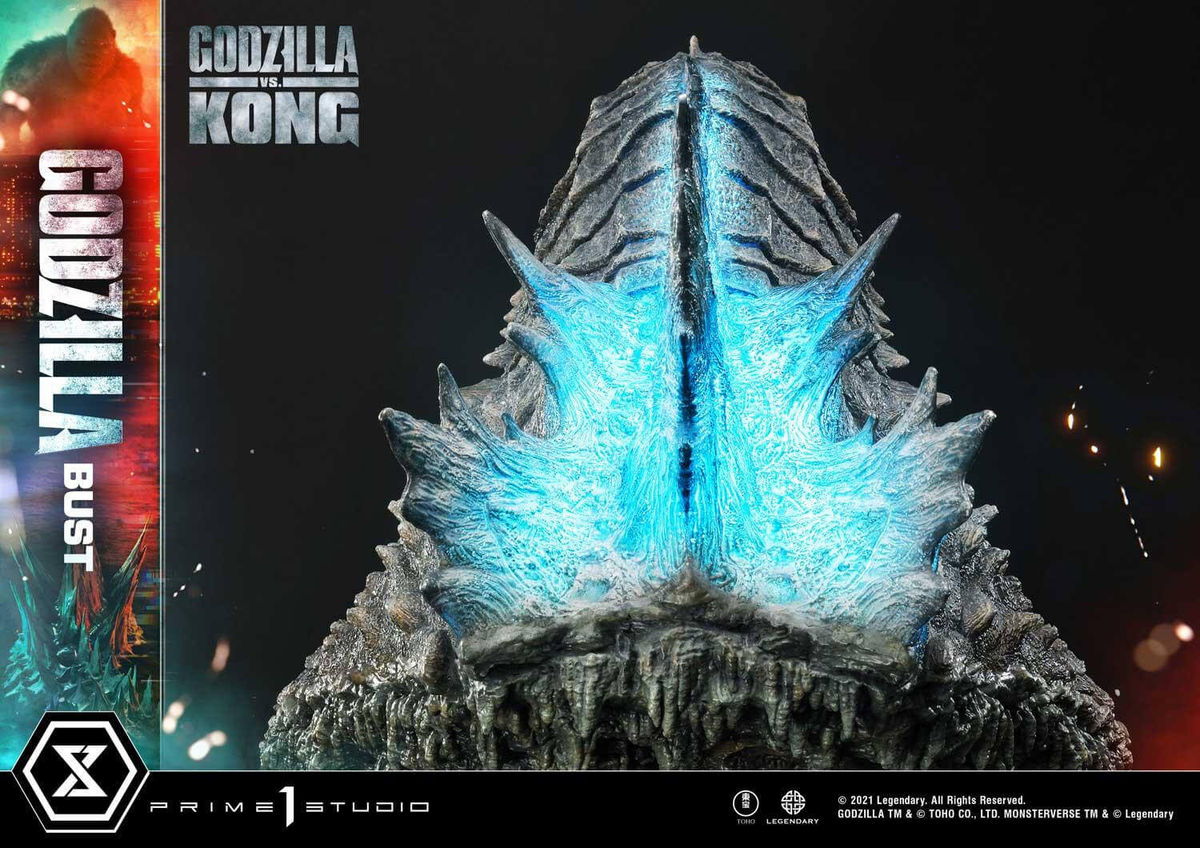 Life Size Godzilla vs Kong Godzilla Bust Bonus Version - POW! The Hero ...