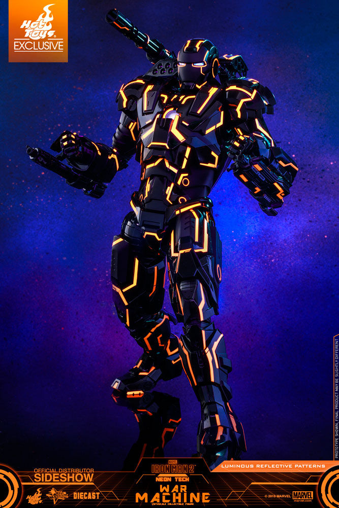 Neon Tech War Machine Sixth Scale Figure by Hot Toys - POW! The Hero In You