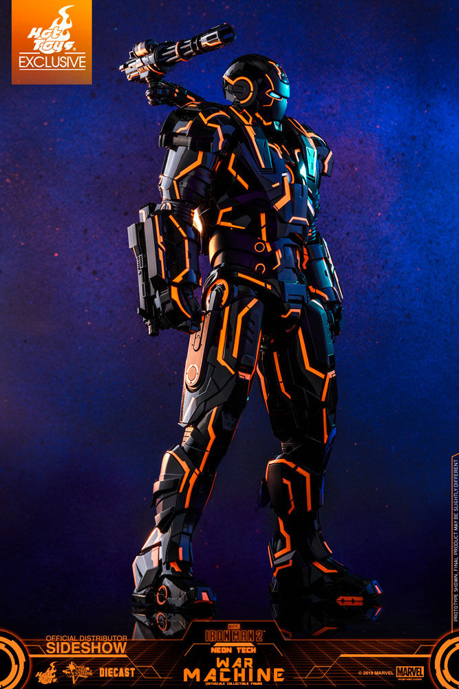 Neon Tech War Machine Sixth Scale Figure by Hot Toys - POW! The Hero In You