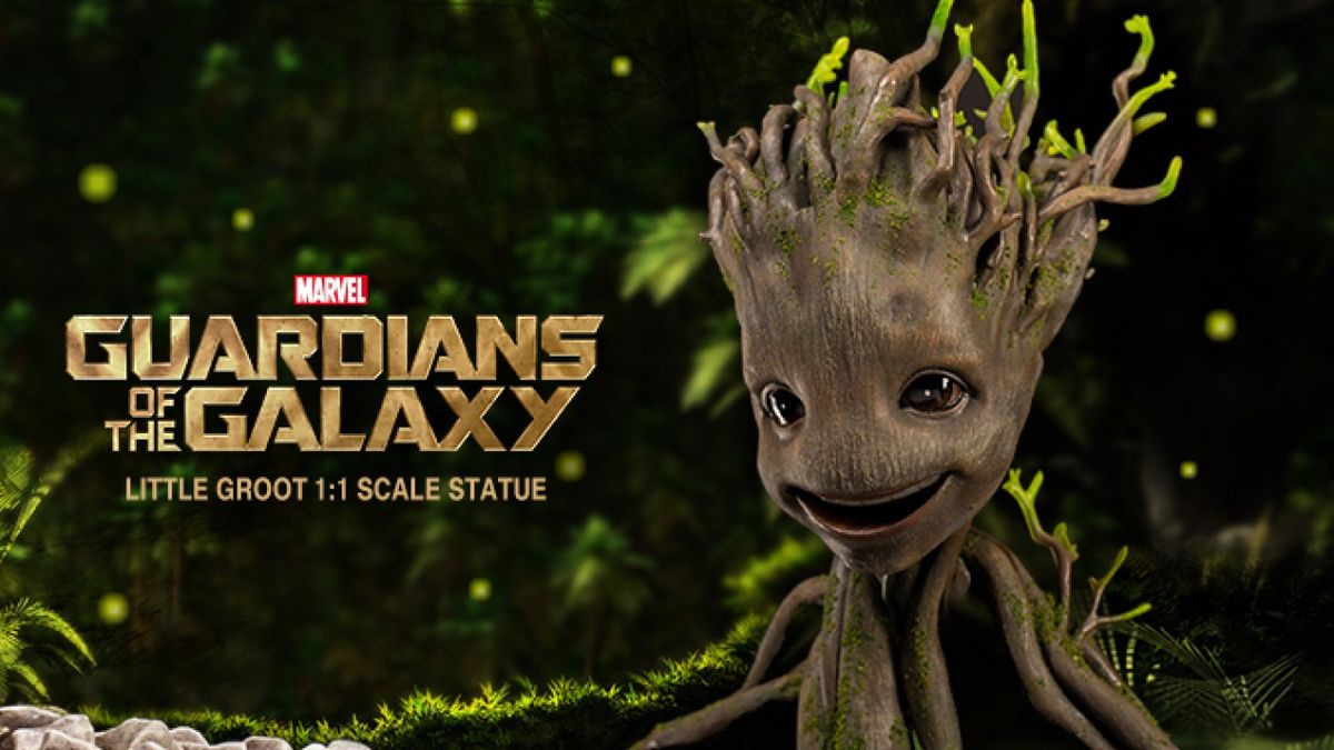 Little Groot 1:1 Scale Life Size Statue - POW! The Hero In You