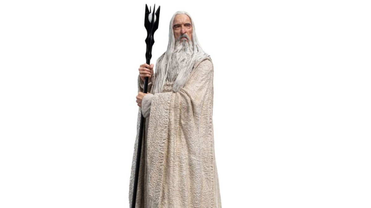 The Lord of the Rings Statue 1/6 Saruman the White Wizard (Classic ...