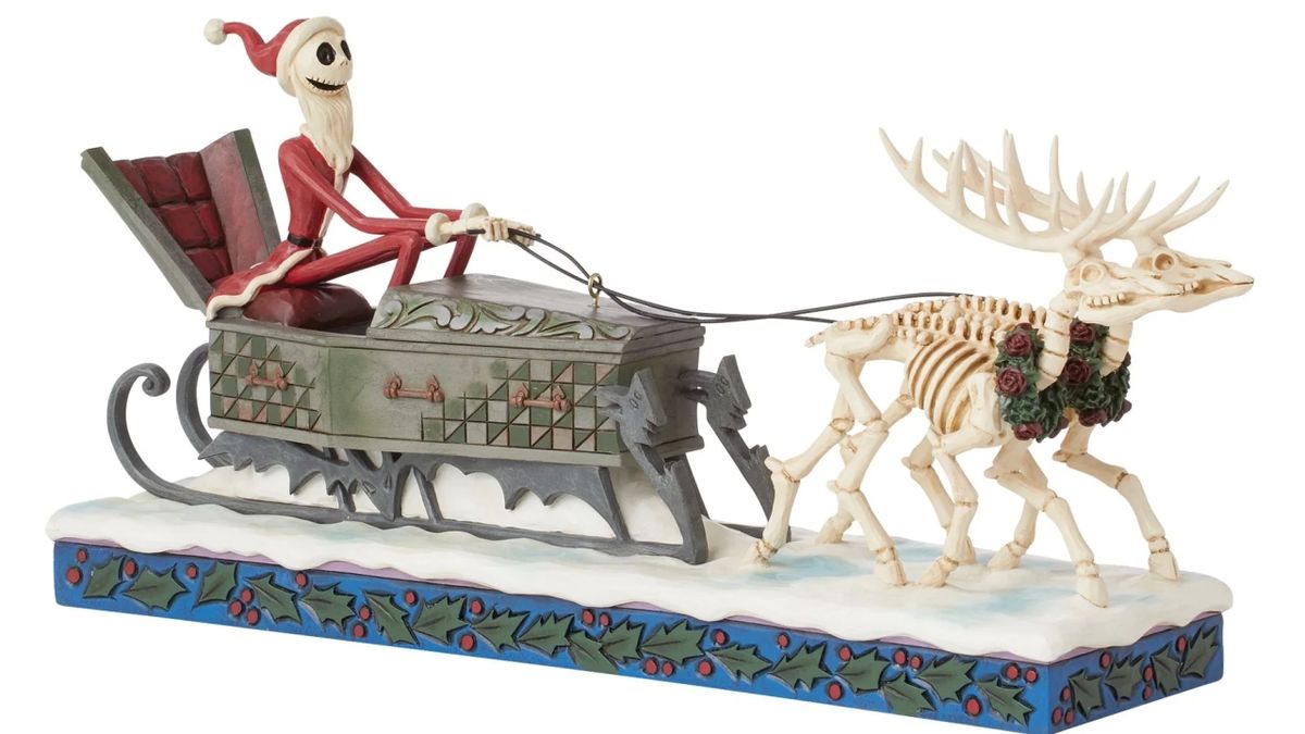 Dash Away Jack (Jack Skellington Sleigh Figurine) - Disney Traditions ...