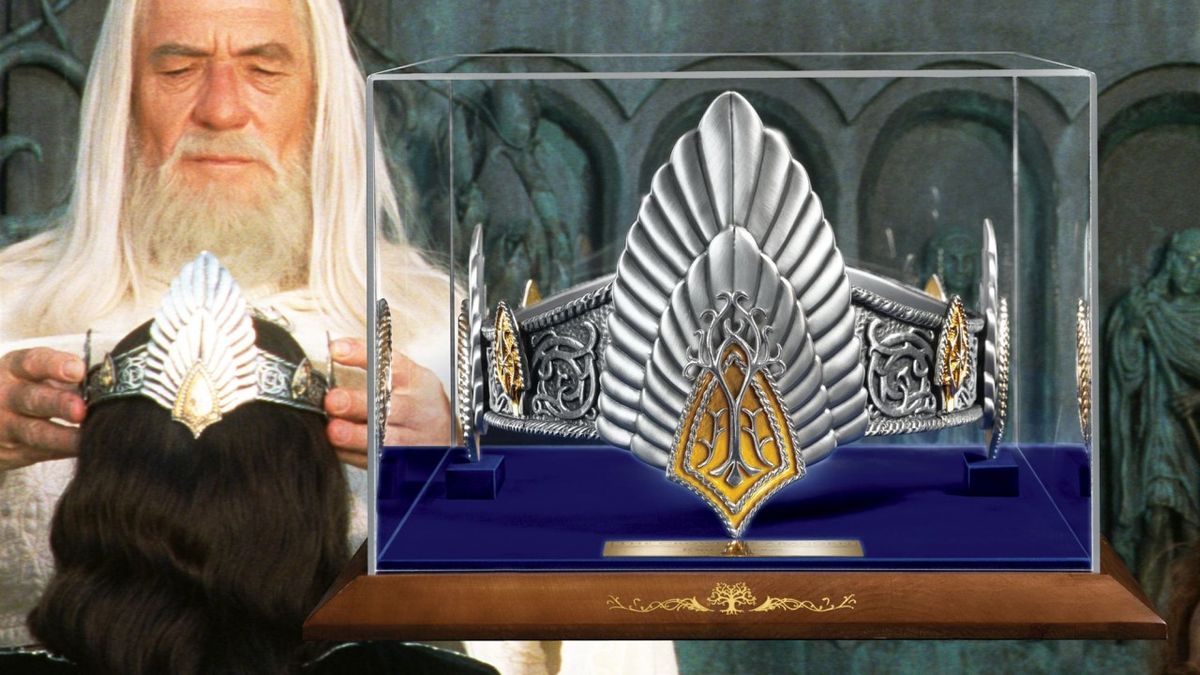 The Lord Of The Rings: The King Elessar Crown by Noble Collection - POW ...