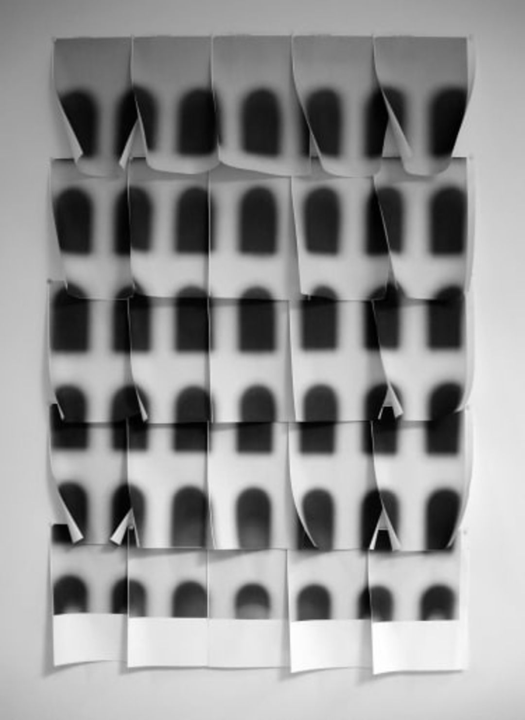 Barbara Visser – Collage E.U.R. Palazzo Della Civiltà Romana after Hiroshi Sugimoto