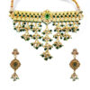 Green Choker Necklace Set for Women | FashionCrab.com