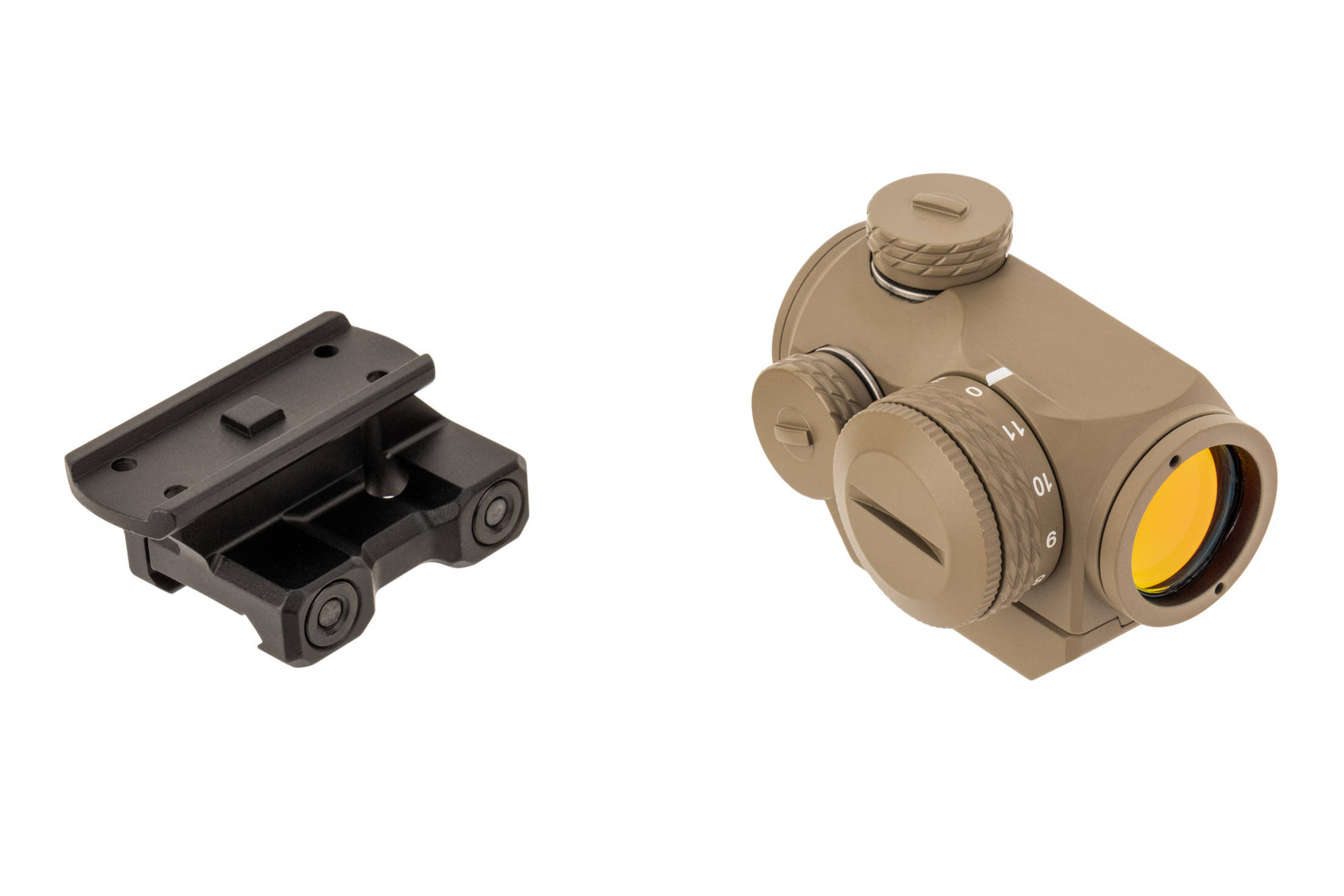 Primary Arms SLx Advanced Rotary Knob Microdot Red Dot Sight - FDE with ...