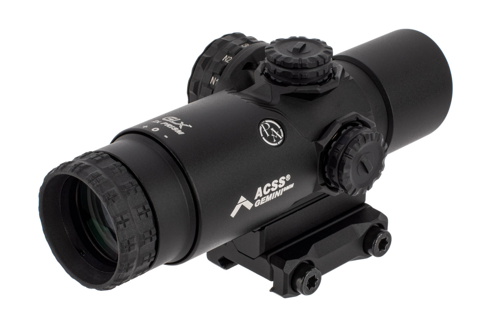 Primary Arms GLx 2X Prism with ACSS Gemini 9mm Reticle Daylight Bright ...