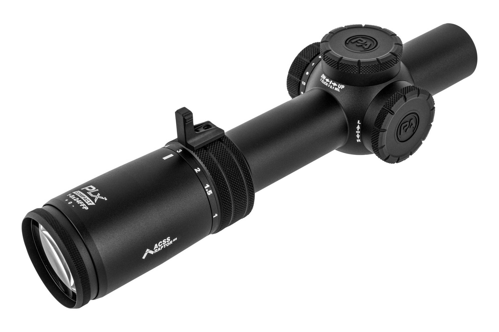 Primary Arms Compact PLx-1-8x24mm FFP Rifle Scope - Illuminated ACSS ...