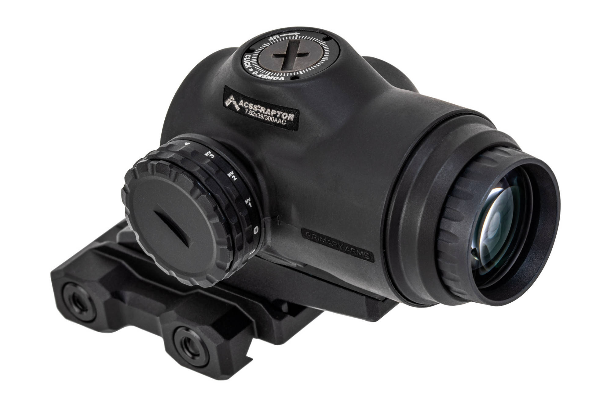 Primary Arms SLx 3X MicroPrism with Red Illuminated ACSS Raptor 7.62 ...