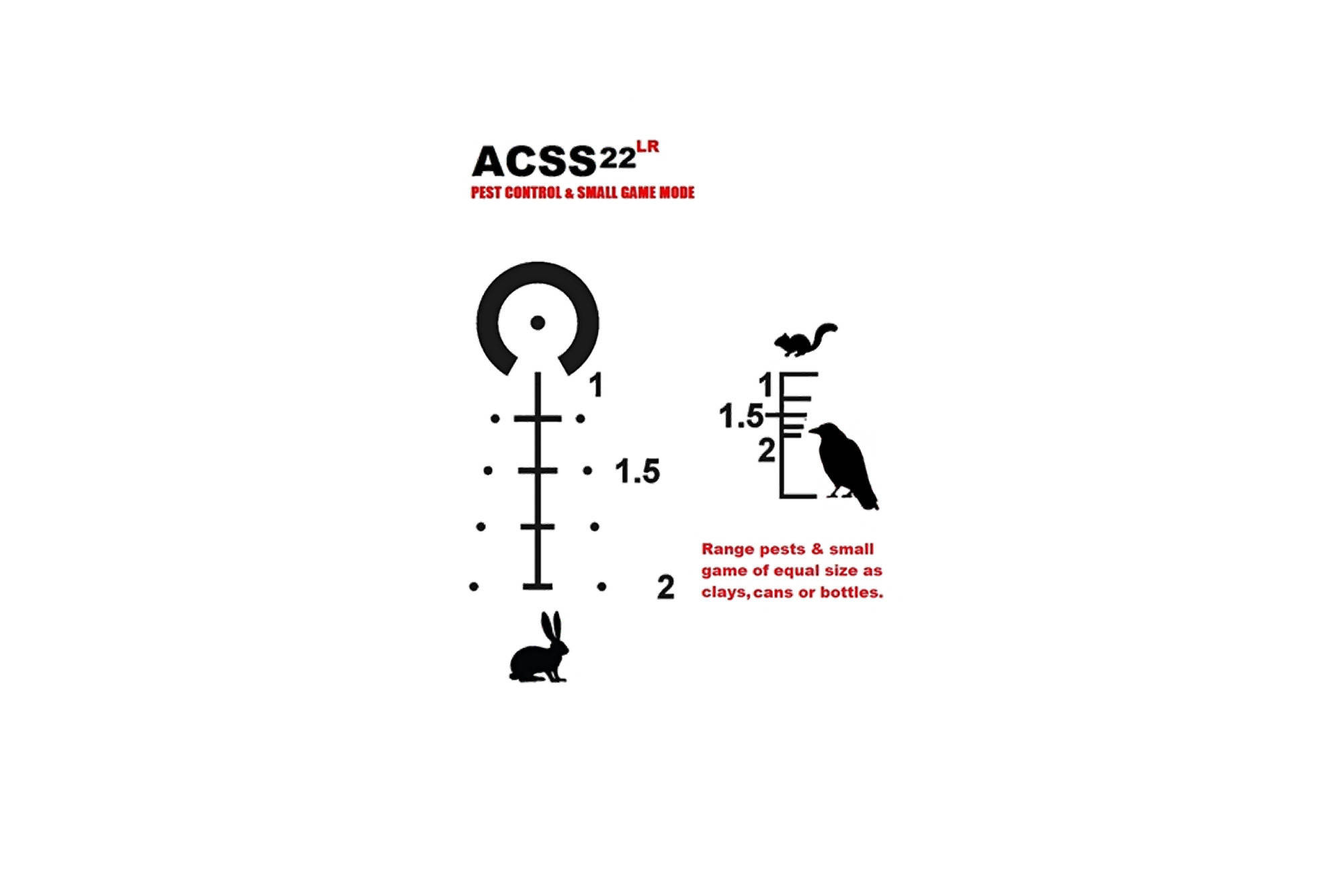 Primary Arms Classic Series 6x32mm Rifle Scope - ACSS-22LR - Feather Arms