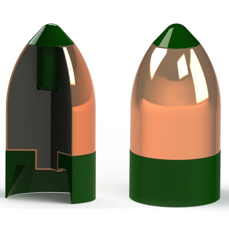 Powerbelt AeroTip Copper-Plated Muzzleloader Bullets .50 cal 295 gr ...