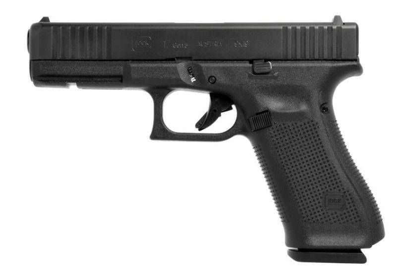 Glock G17 Gen5 W/Front Serrations 9mm Luger 17rd Magazine 4.49" Barrel ...