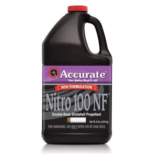 Accurate Nitro 100 NF Shotgun Powder - 4 Lbs - Feather Arms