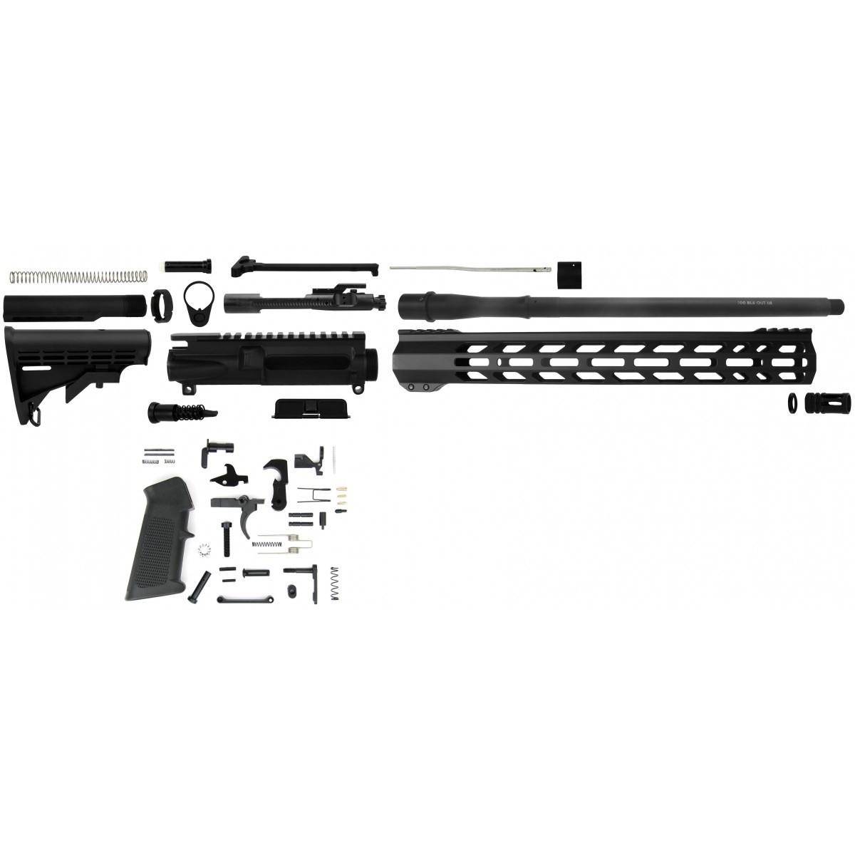 TacFire BASIC 16inch UNASSEMBLED .300 BLACKOUT RIFLE BUILD KIT ...