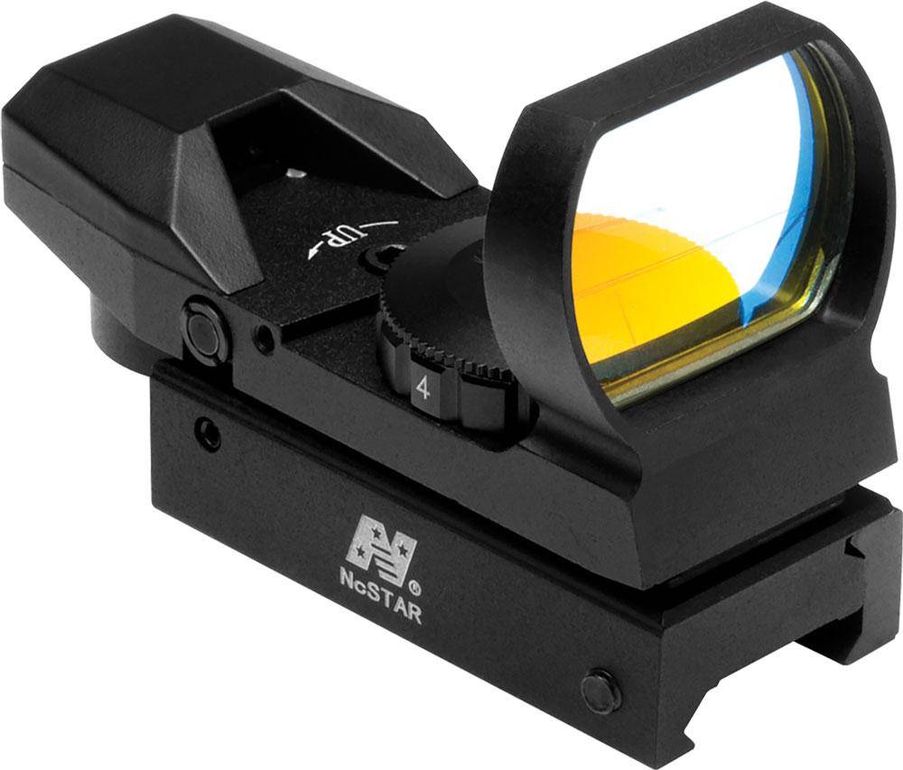 NcStar Red Four Reticle Reflex Optic Sight - Black - Feather Arms