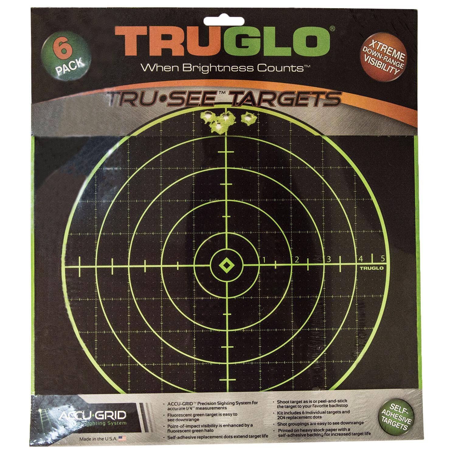 Truglo Tru-See Splatter Target Turkey 12×12 6 Pack - Feather Arms