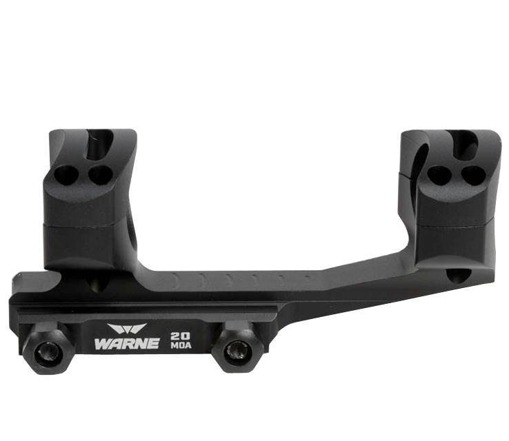 Warne Tactical LR-SKEL Long-Range MSR Precision Mount 1″ Black 20 MOA ...