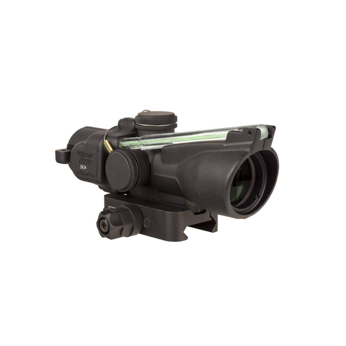 Trijicon Compact ACOG 3x24 Rifle Scope Low Height Green Horseshoe/Dot ...