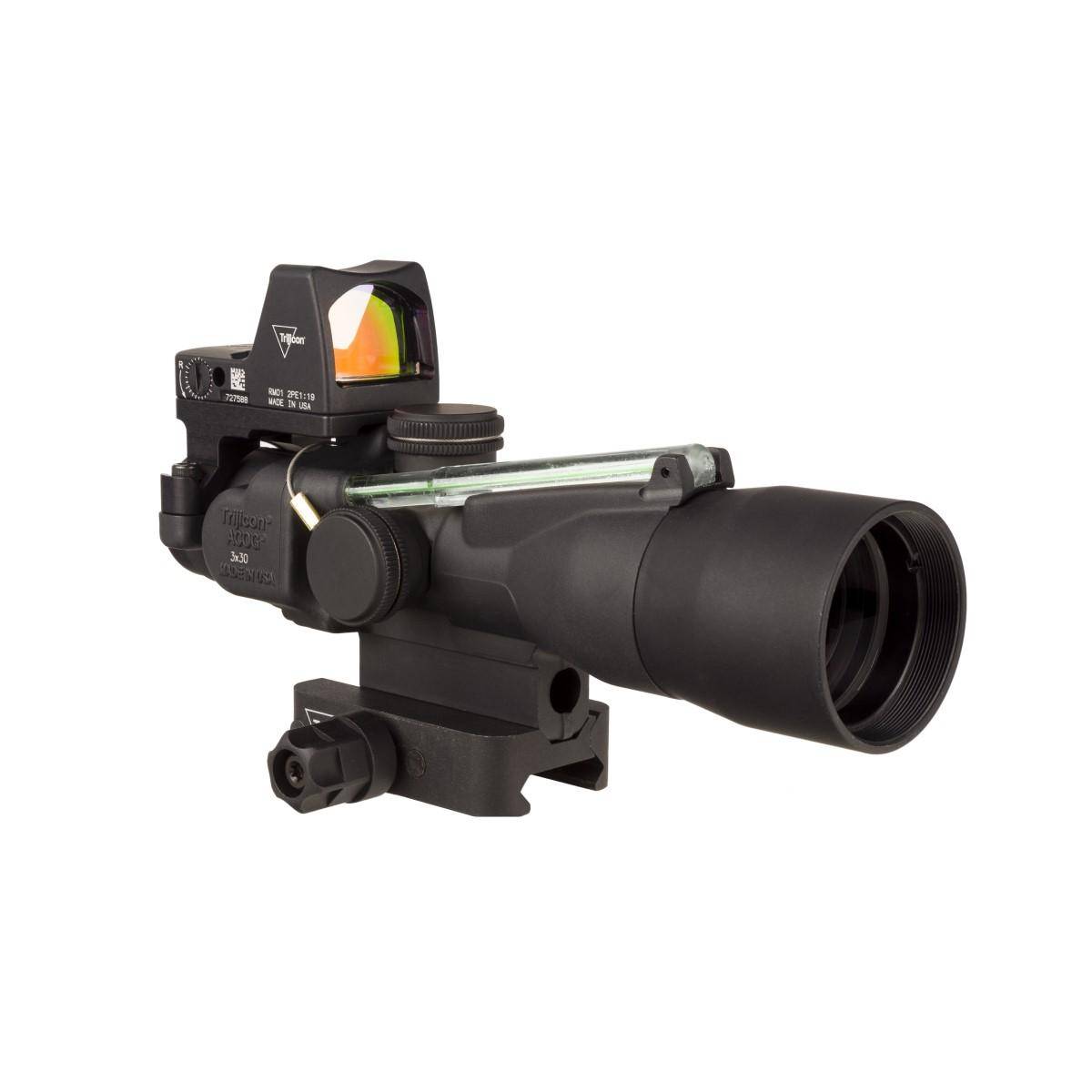 Trijicon Compact ACOG 3×30 Rifle Scope Green Horseshoe/Dot 5.56x45mm ...