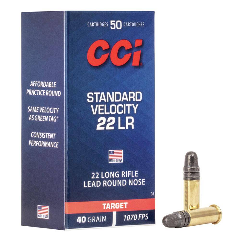 CCI 22 LR STD VELOCITY 5000 CASE PACK - Feather Arms