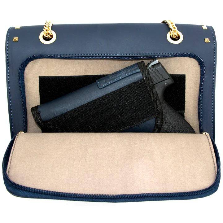Rugged Rare Kylie Concealed Carry Purse Navy - Feather Arms