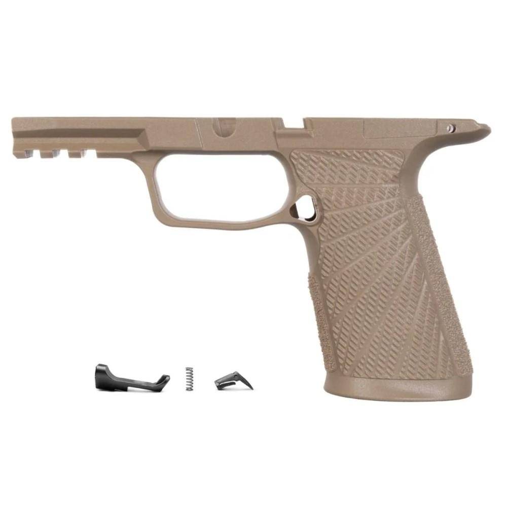 Wilson Combat Grip Module Wcp365 Xmacro No Manual Safety Tan - Feather Arms