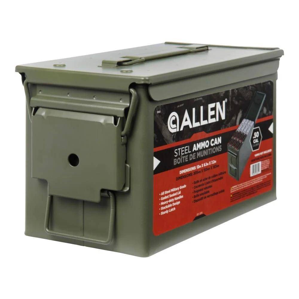 Allen Steel Ammo Can .50 Cal Od Green - Feather Arms