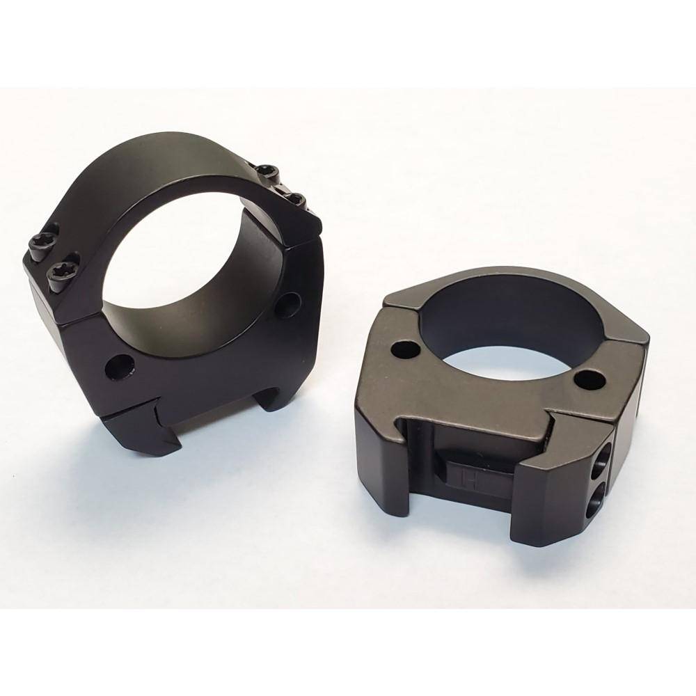 Talley Modern Sporting Scope Rings 30mm Low Smoked Bronze - Feather Arms
