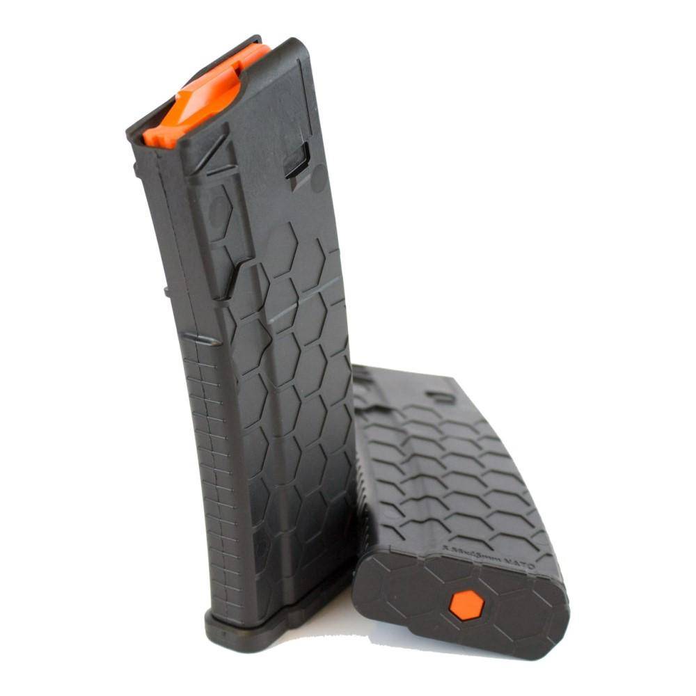 Sentry Hexmag Series 2 AR-15/M4/M16 Rifle Magazine Black With Orange ...
