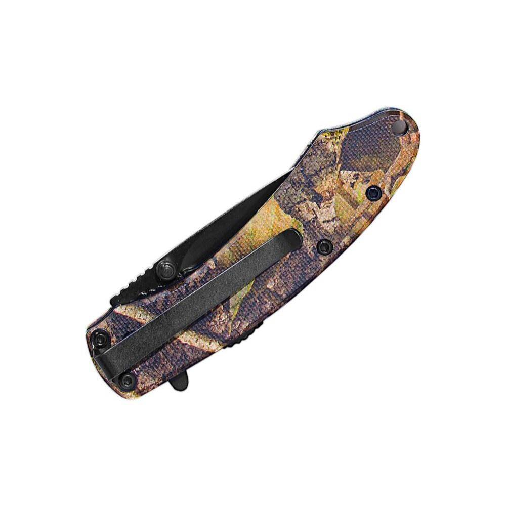 Abkt Elite Ember Folding Knife 2-3/4″ Drop Point Blade Mossy Oak Dna ...